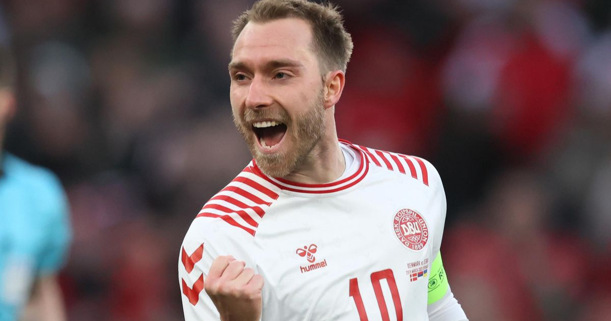 Eriksen makes emotional return to the field where he suffered a heart ...